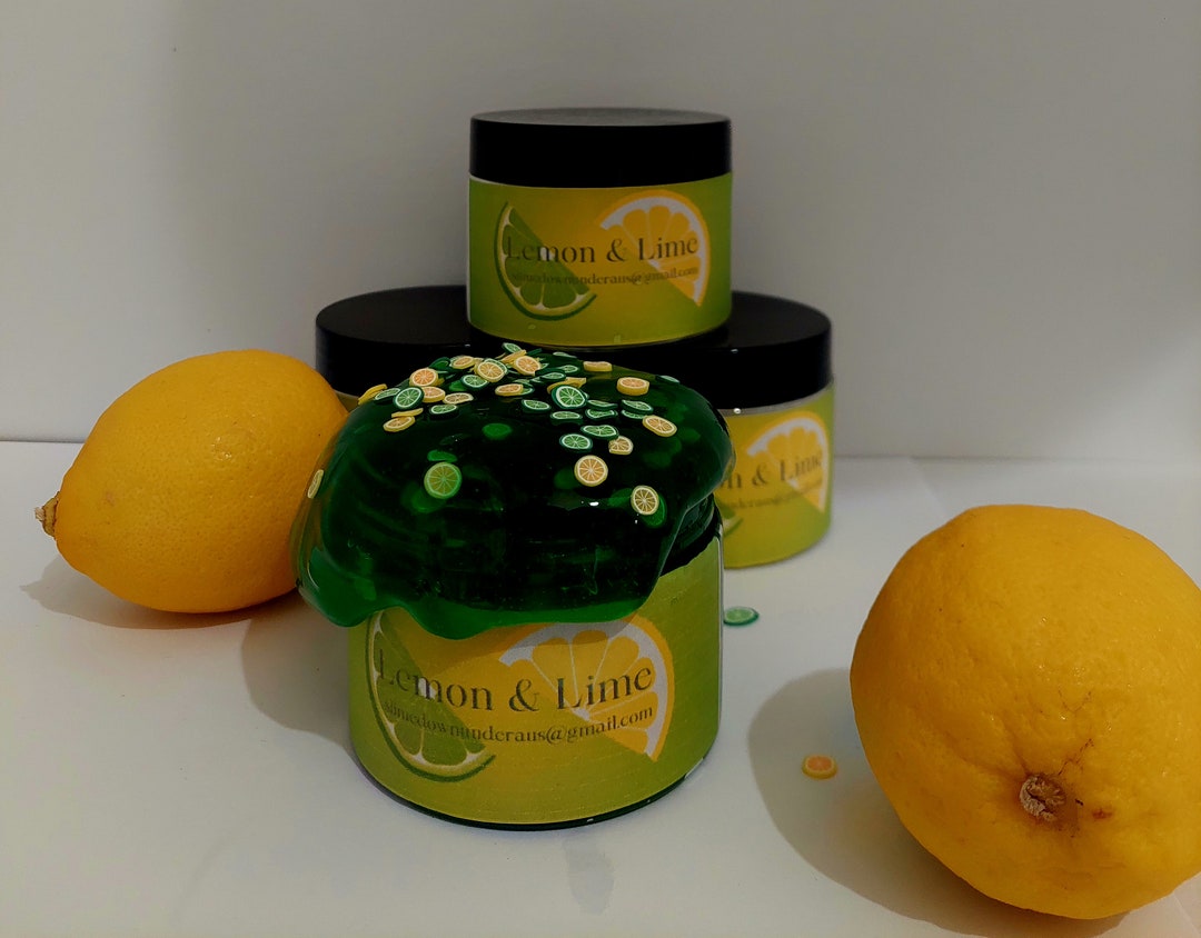 Lemon & Lime Slime 6oz - Etsy