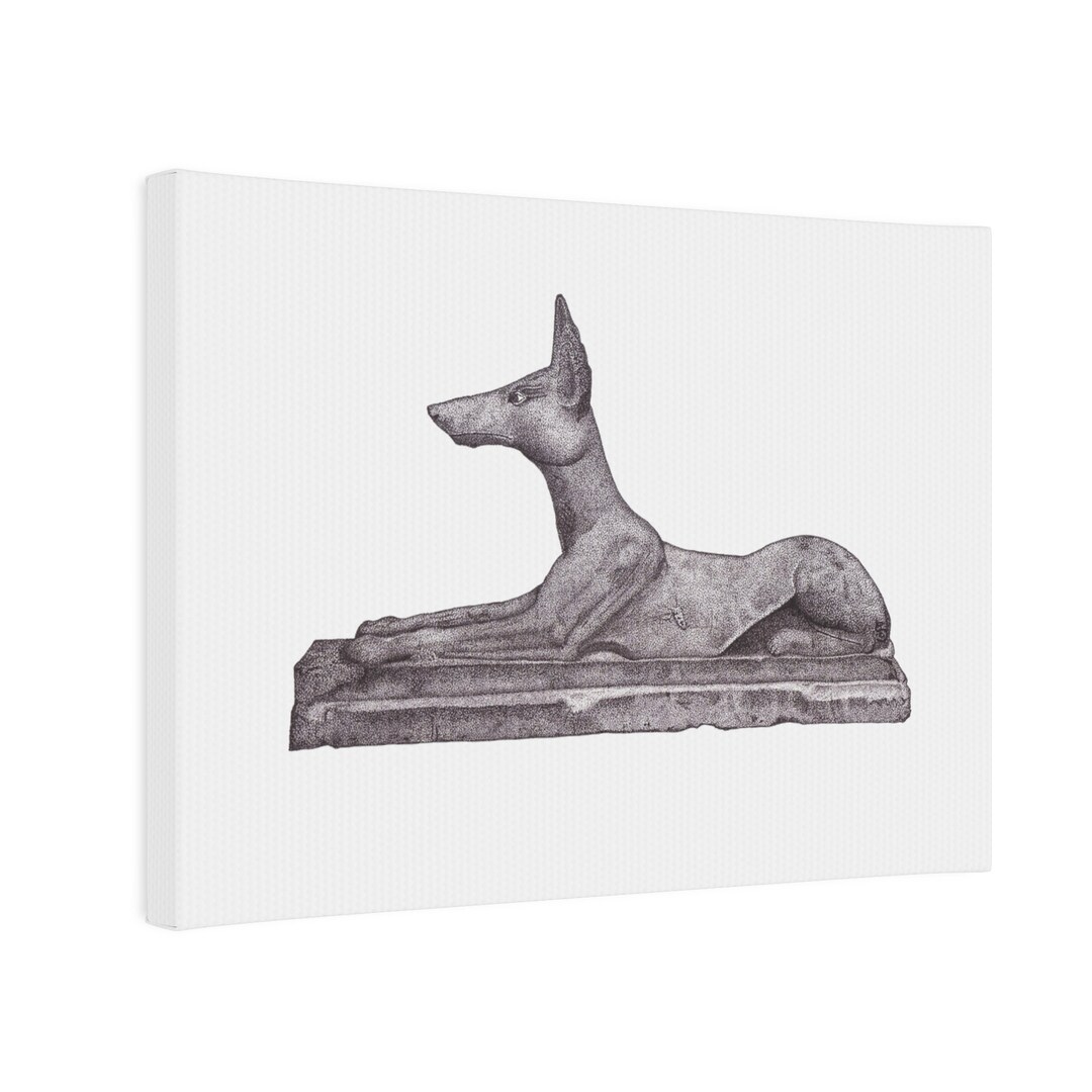 Anubus Ancient Egyptian God Canvas Photo Tile - Etsy
