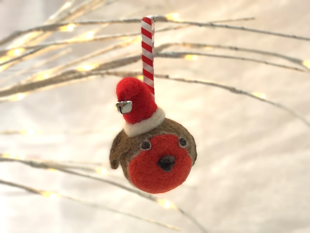 Robin Christmas Bauble Handmade Christmas Gift - Etsy