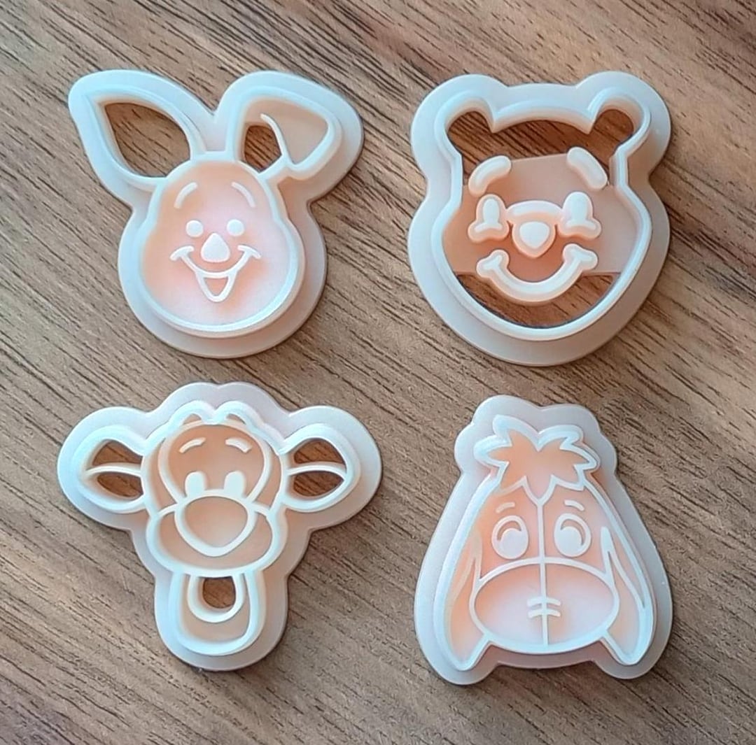 Bear | Piglet | Tiger | Donkey | Friends | Cartoon Characters | Polymer ...