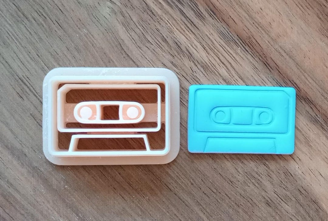 Cassette Tape A | Retro Music Tape | Polymer Clay Cutter - Etsy