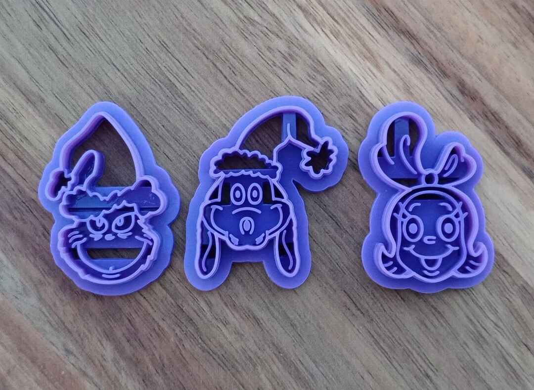 Grinning Green Guy C | Retro | Christmas | 3 Pieces | Holidays ...