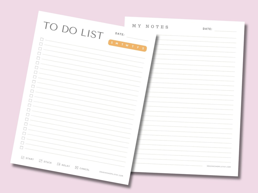 To Do Lists, Blank Checklist Template, to Do List Printable Template ...
