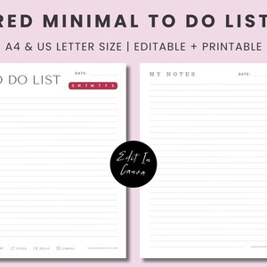 To Do List Printable, to Do List Printable Template, Organizer List ...