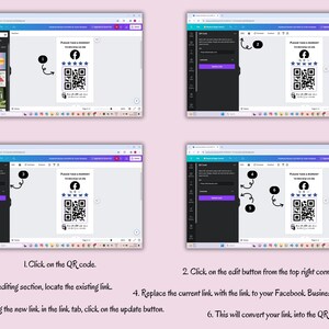 Facebook Review Card, Facebook Qr Code, Qr Sign, Leave Us A Review Card ...