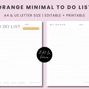 Printable to Do List Template: Simple Task Checklist (A4/US Letter ...