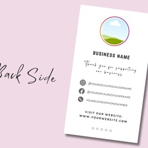 Facebook Review Card, Facebook Qr Code, Qr Sign, Leave Us A Review Card ...