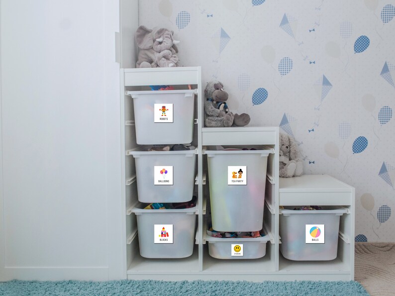 Editable Printable Toy Trofast Bin Storage Labels Toy Labels - Etsy