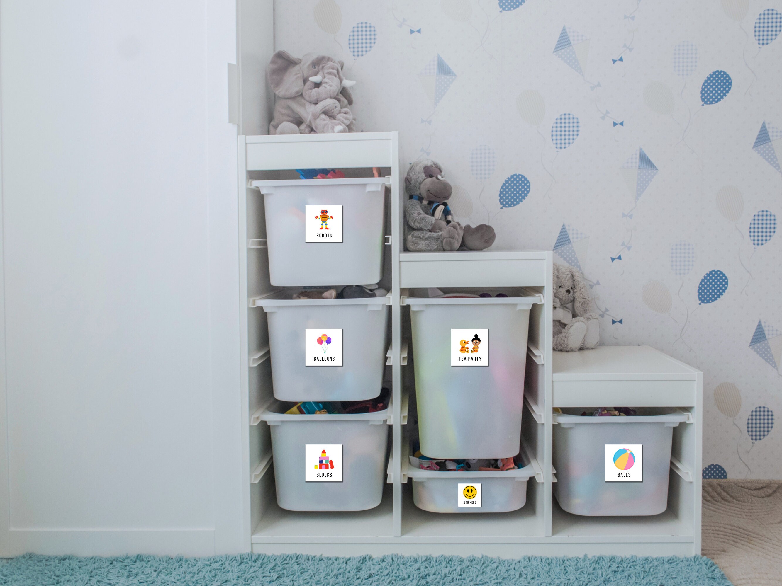 Editable Printable Toy Trofast Bin Storage Labels Toy Labels - Etsy
