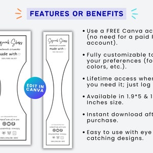 Editable & Printable Scrunchie Tag Template, Scrunchie Label, Scrunchie ...