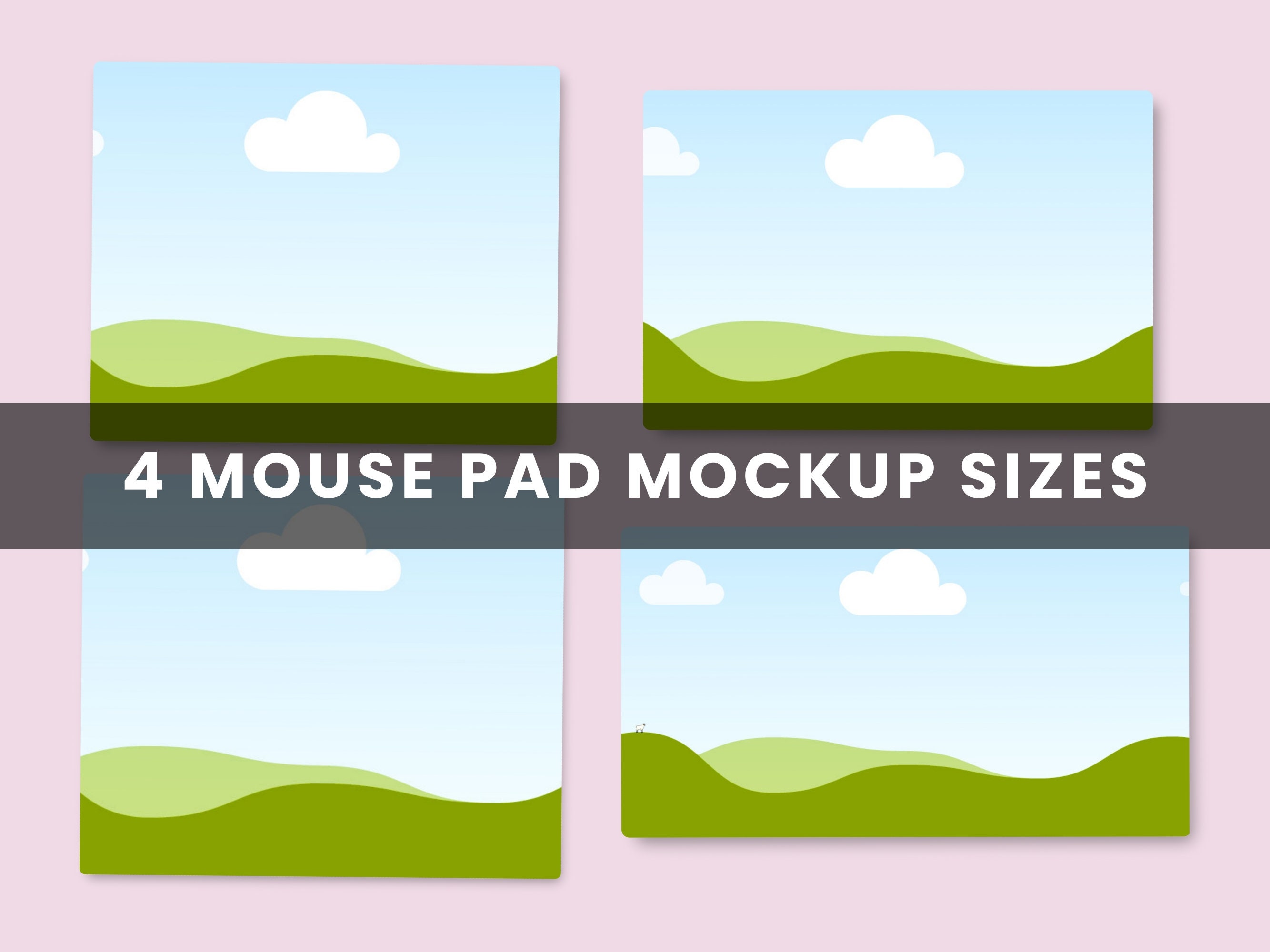 Mouse Pad Mockup, Mouse Pad Template, Blank Mouse Pads, Mouse Pad ...