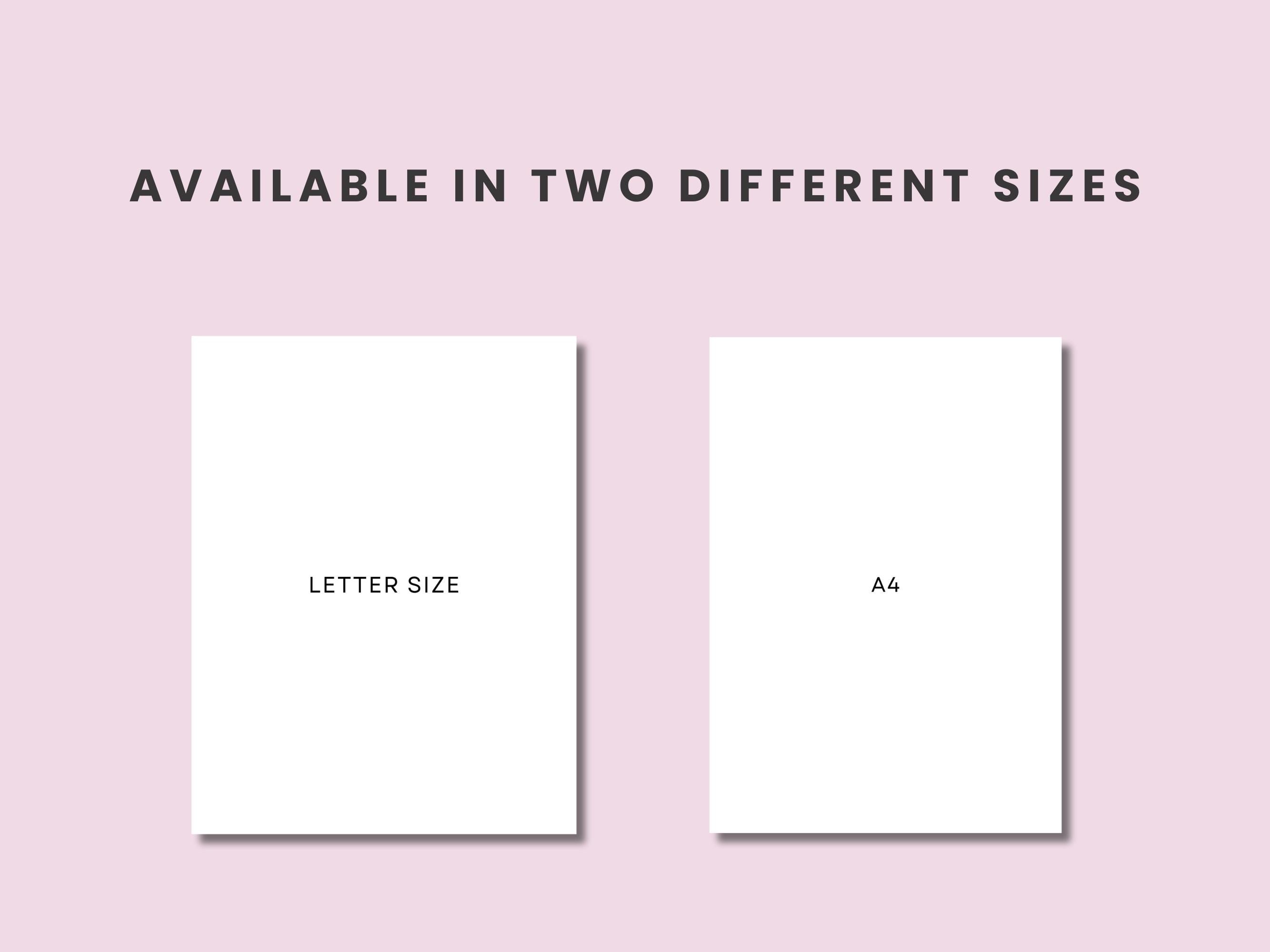2027 Yearly Calendar: Landscape Planner, A4/letter Size (printable PDF ...