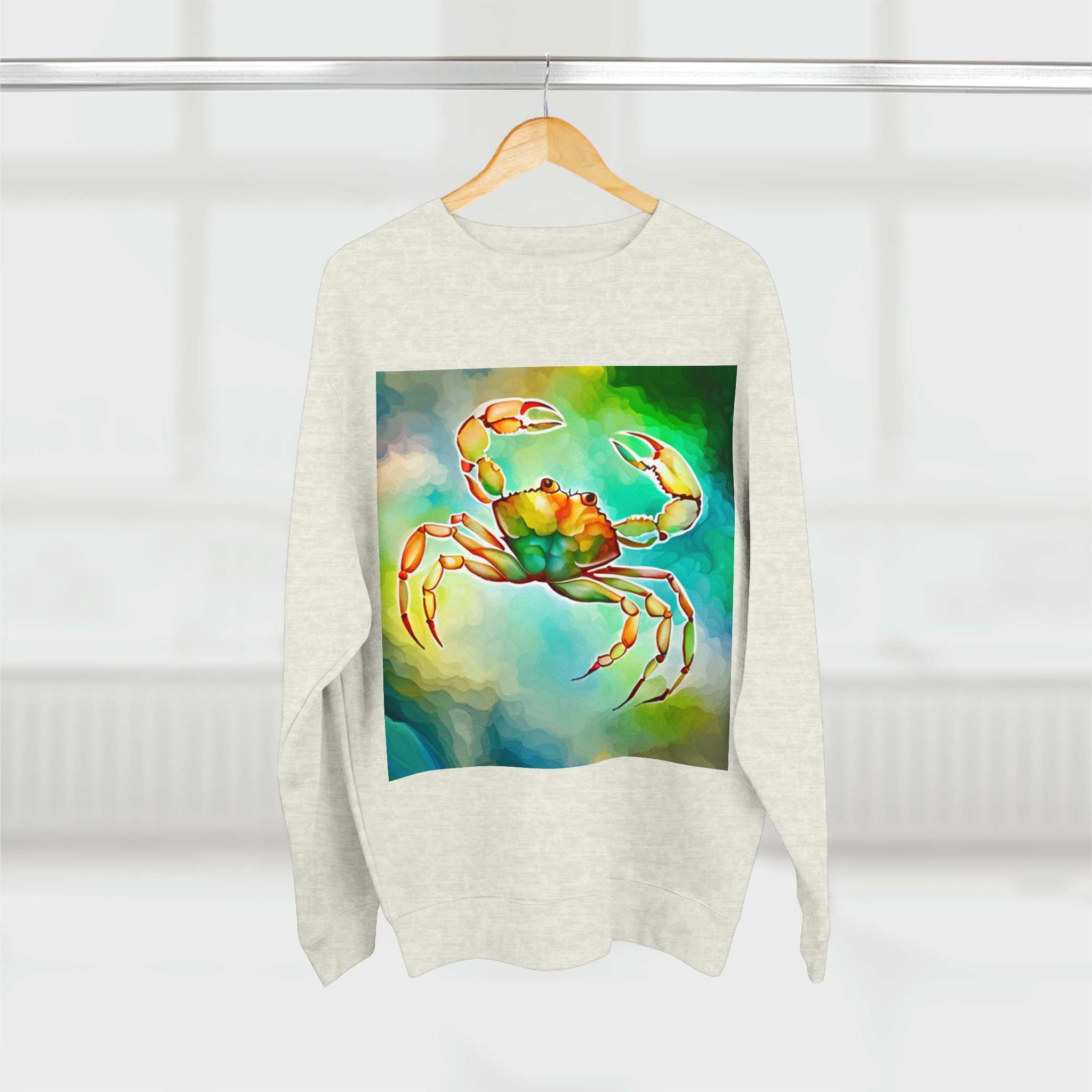Unisex Premium Crewneck Sweatshirt Cancer Zodiac Design Cool - Etsy