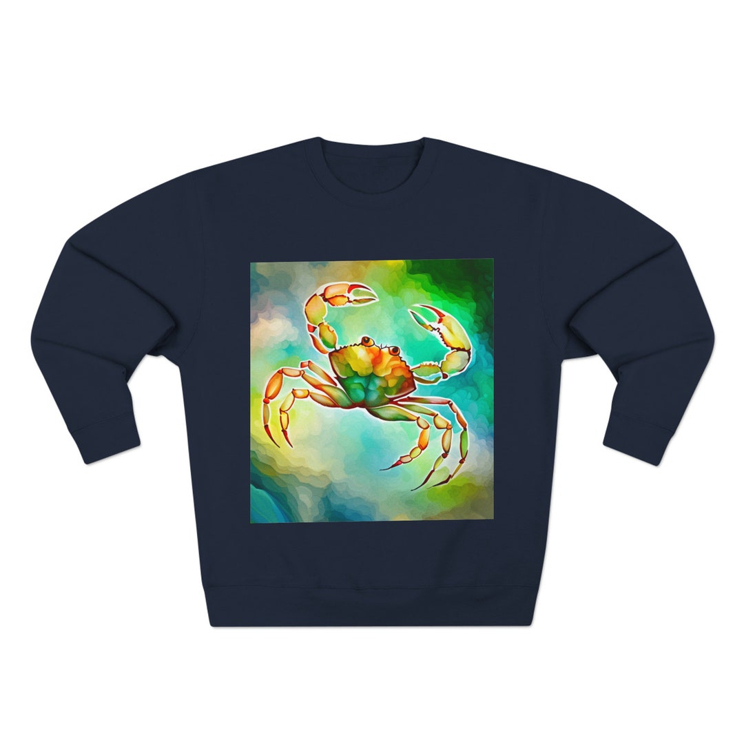 Unisex Premium Crewneck Sweatshirt Cancer Zodiac Design Cool - Etsy