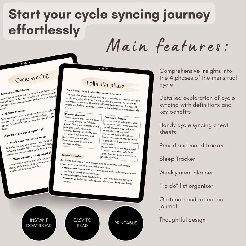 Ultimate Cycle Syncing Guide: PMS Relief | PMDD Support | 2024 Period ...
