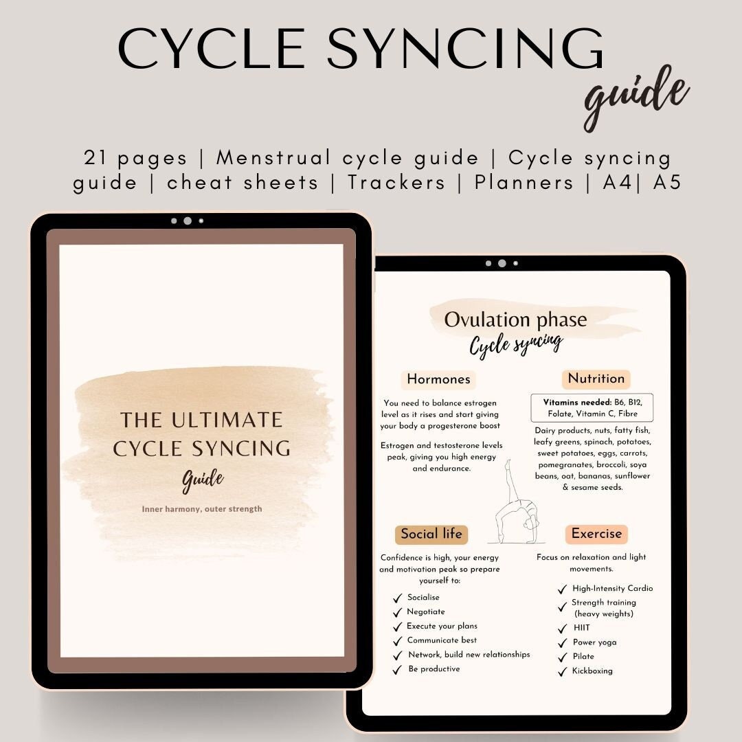 Ultimate Cycle Syncing Guide: PMS Relief | PMDD Support | 2024 Period ...