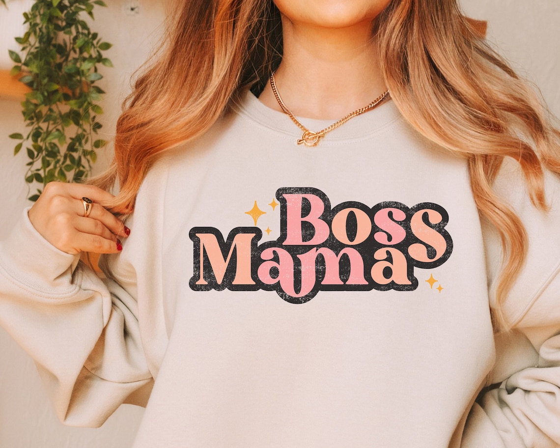 Boss Mama SVG and PNG File Aesthetic Svg Trendy Popular Design for ...