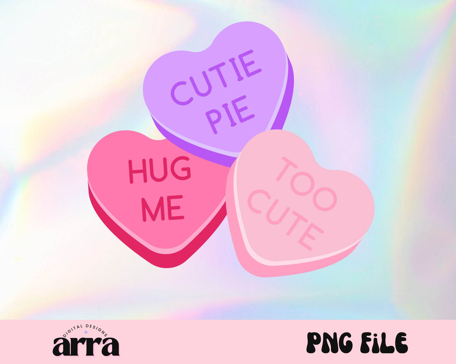 Heart Candy PNG Sweetheart Valentine PNG Trendy Png Retro Valentines ...
