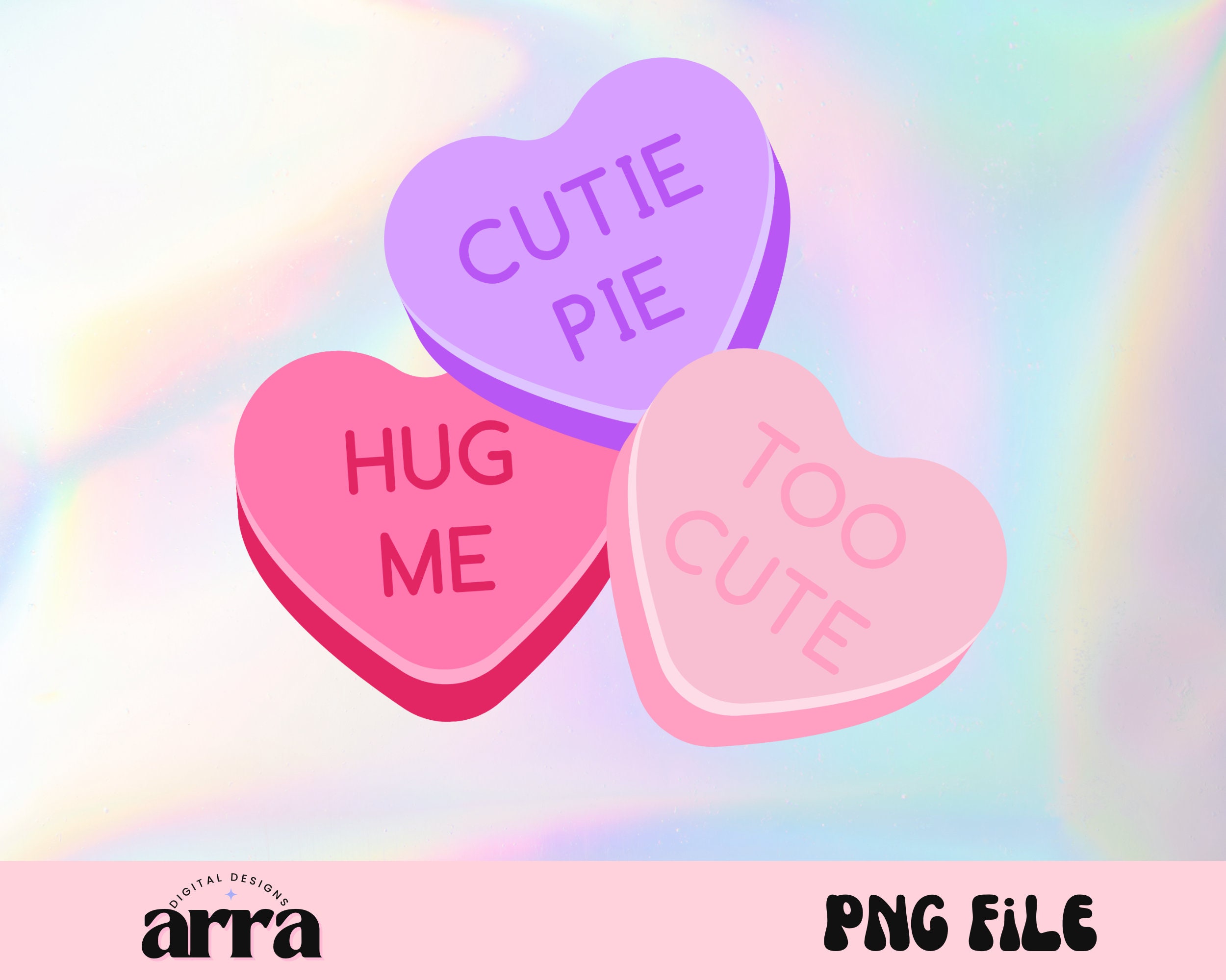 Heart Candy PNG Sweetheart Valentine PNG Trendy Png Retro Valentines ...