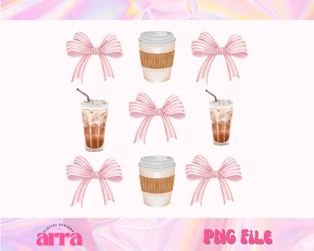 Coquette Coffee PNG Coffee Club Png Girly Png Trendy Png Aesthetic Png ...