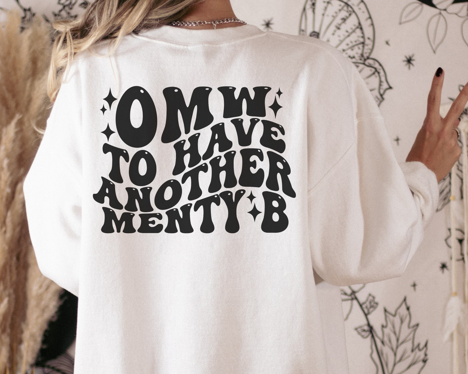 Mental Health SVG Menty B SVG Retro Wavy Trendy Png Cute Design for ...