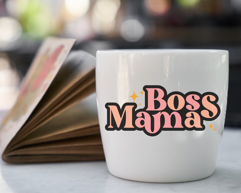 Boss Mama SVG and PNG File Aesthetic Svg Trendy Popular Design for ...