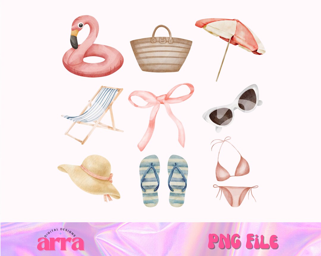 Coquette Summer PNG Trendy Beach Png Beach Vibes Png Aesthetic Summer ...