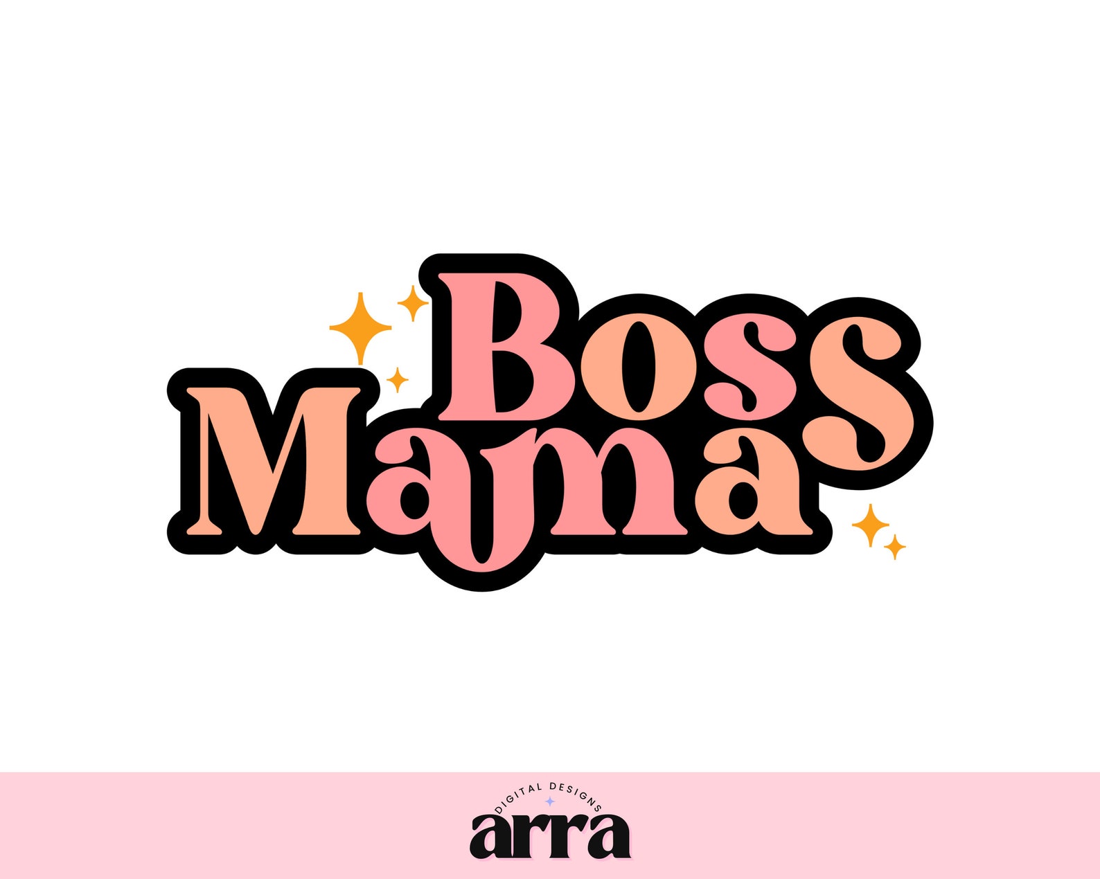 Boss Mama SVG and PNG File Aesthetic Svg Trendy Popular Design for ...