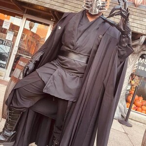 Darth Maul Cosplay Costume, Hooded Robe Sith Lord Cosplay, Star Saga ...