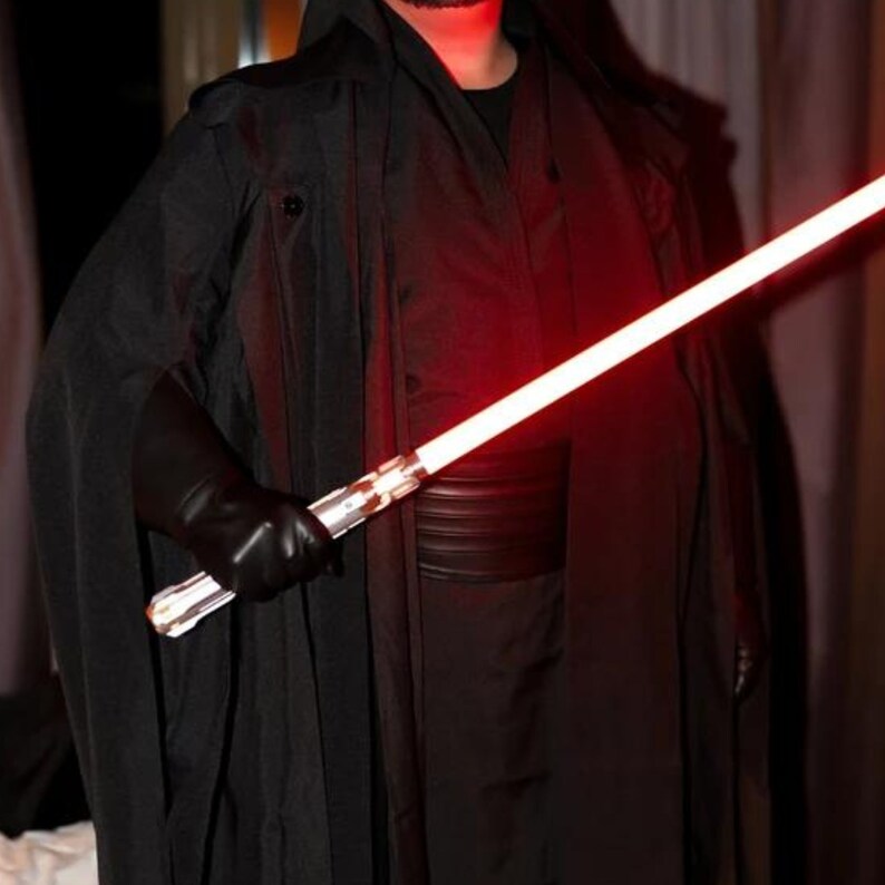 Darth Maul Cosplay Costume, Hooded Robe Sith Lord Cosplay, Star Saga ...