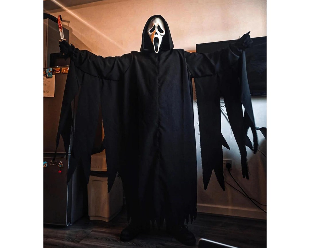 Ghostface SCREAM 6 Robe, Ghostface Scream Robe , Halloween Costume ...