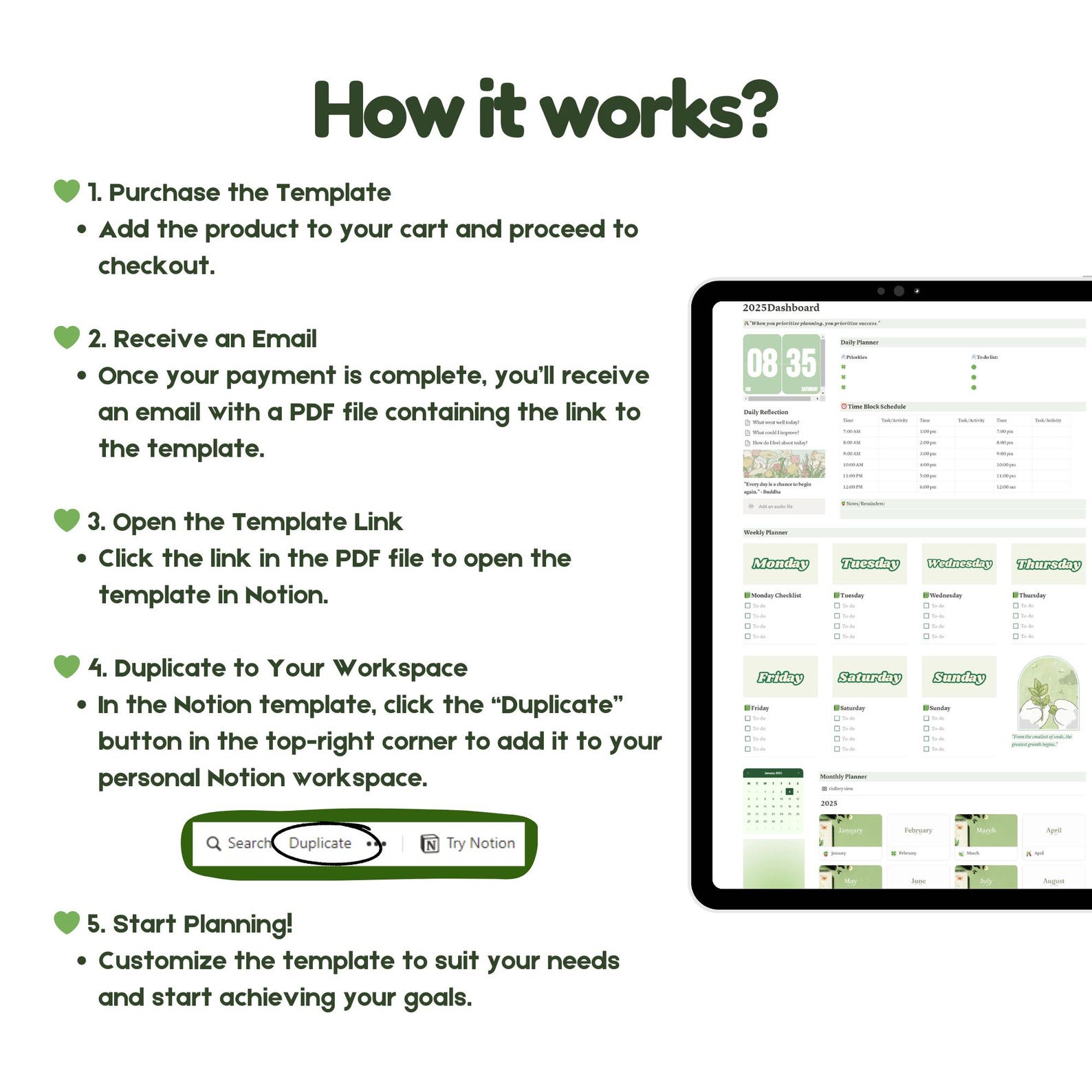 2025 Notion Planner Template PLR + MRR | Digital Product for Etsy ...