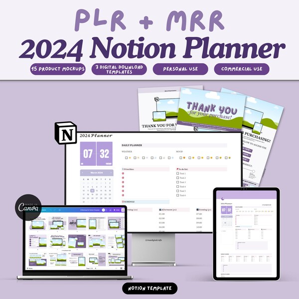 Notion Template - Etsy