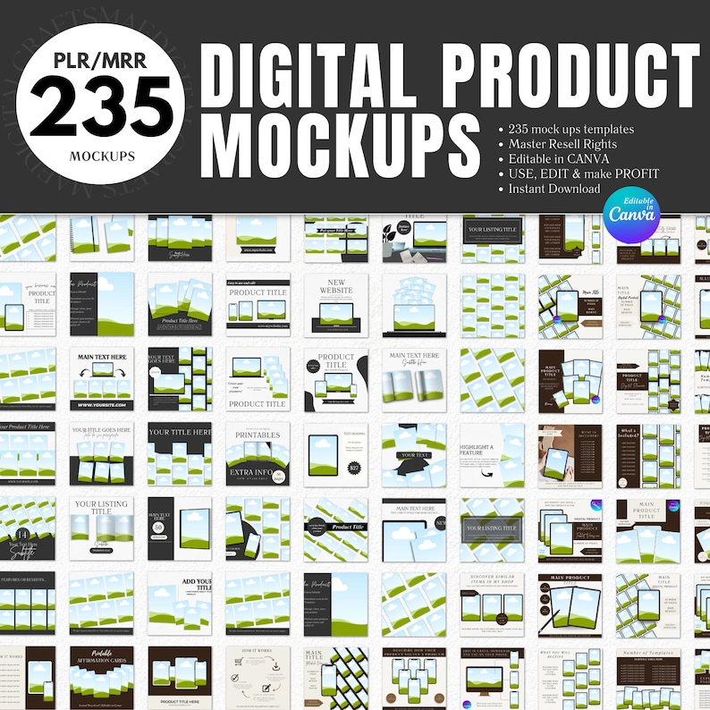 PLR Digital Mockups | Master Resell Rights | PLR Digital Products ...