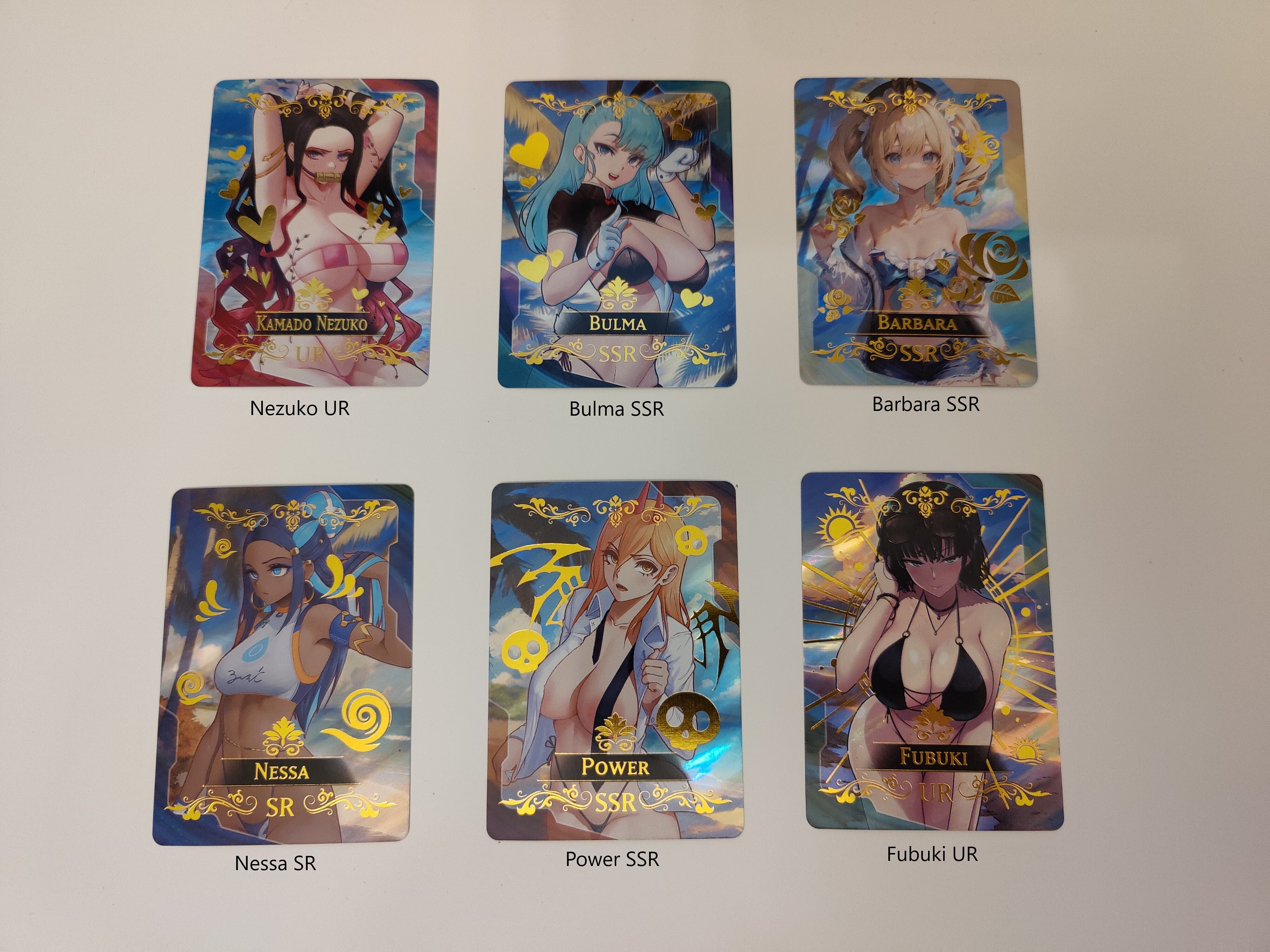 Choose Your Waifu Goddess Anime Doujin Waifu Card Swimsuit Sr Ssr Ur
