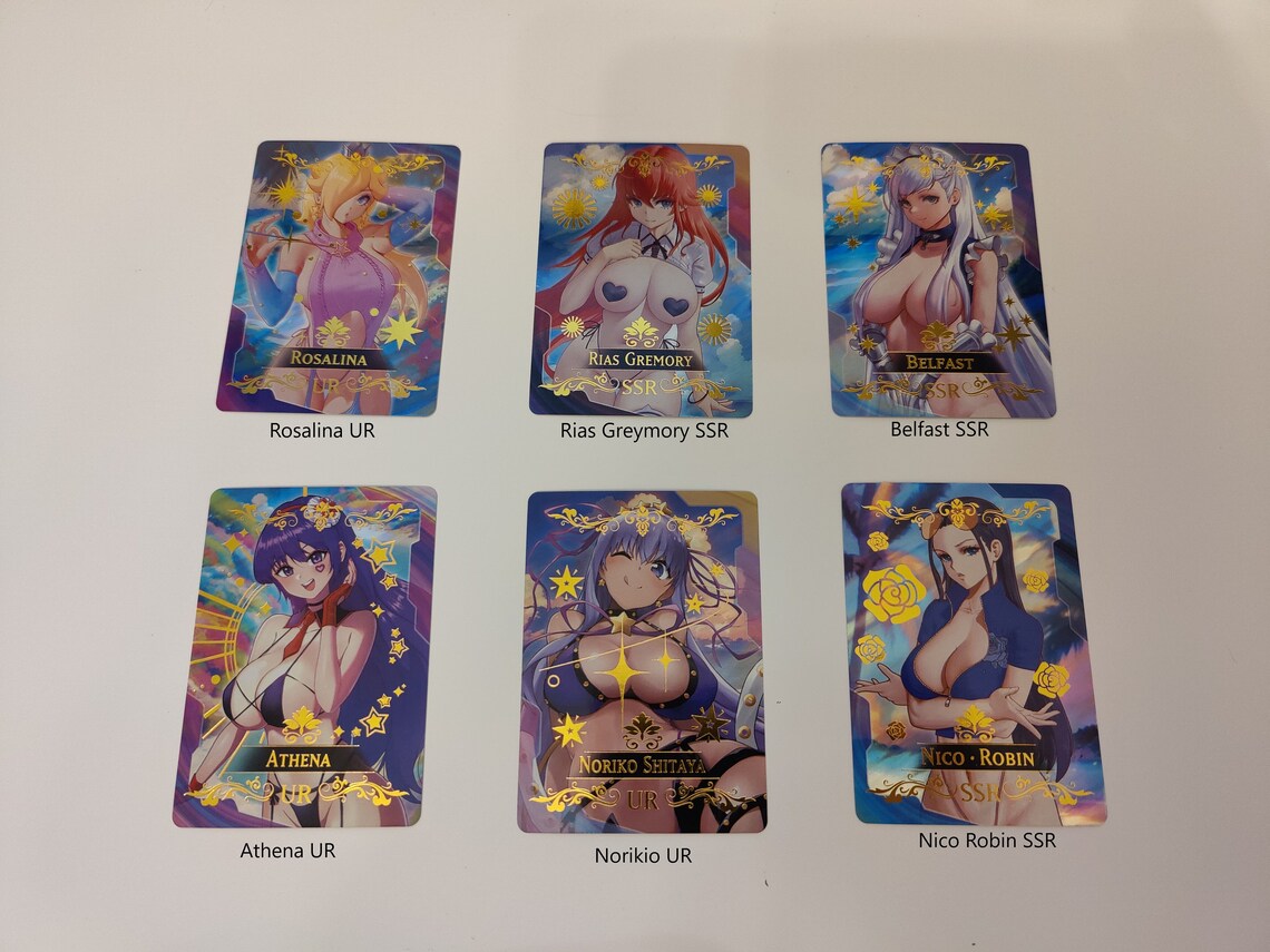 Choose Your Waifu Goddess Anime Doujin Waifu Card Swimsuit Sr Ssr Ur