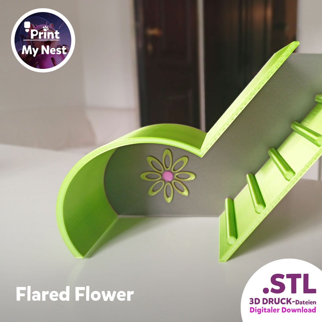 STL File for 3D Printing Watch Box flared Flower - Etsy