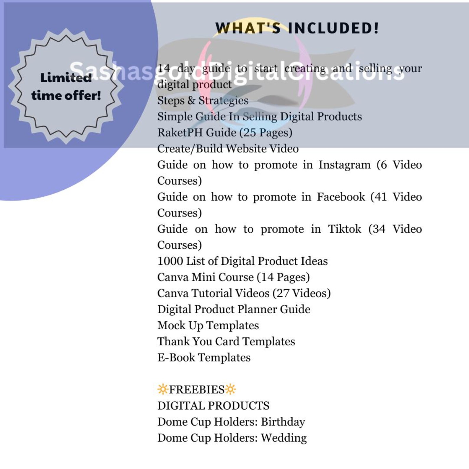 Beginner's Digital Product Guide With Freebies - Etsy