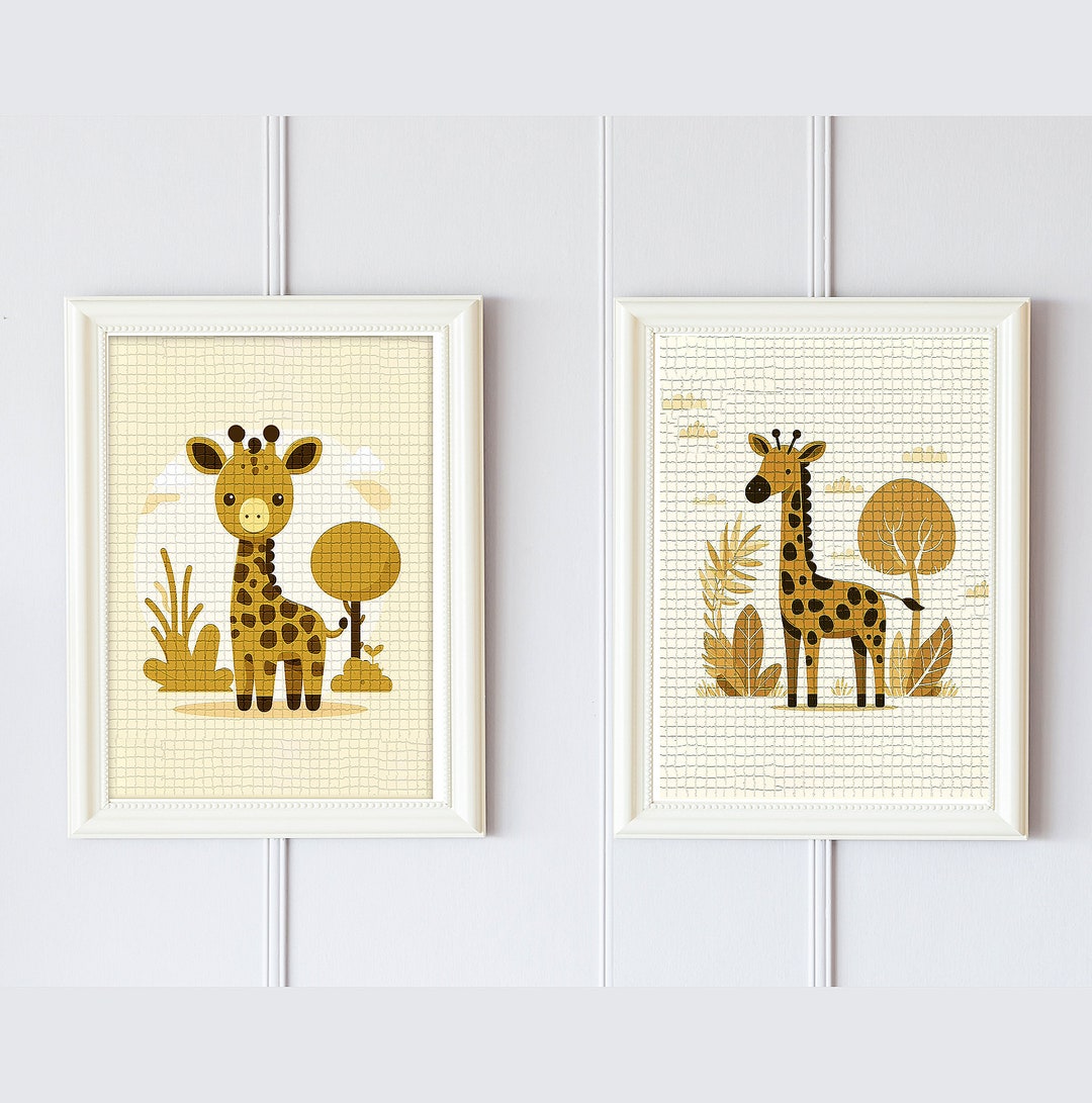 Posters With Cute Giraffes for Children's Rooms .posters - Etsy
