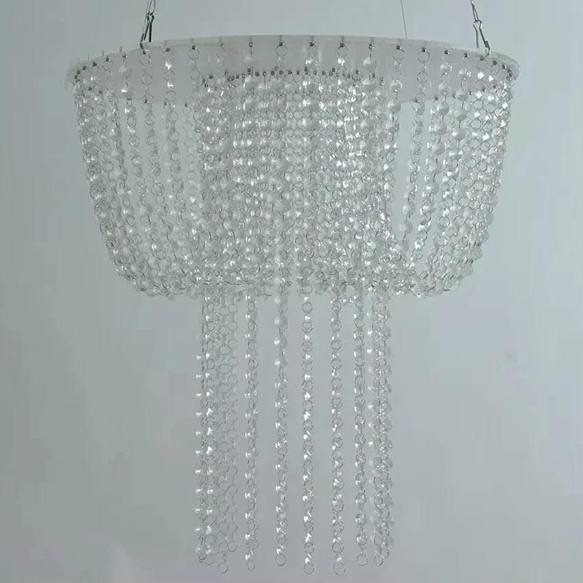 Moon Shape Wedding Cake Stand Hanging Chandelier Centerpiece for ...