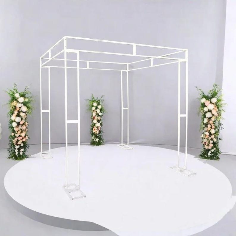 High End Elegant Golden Wedding Arch Stand - Outdoor Home Christmas ...
