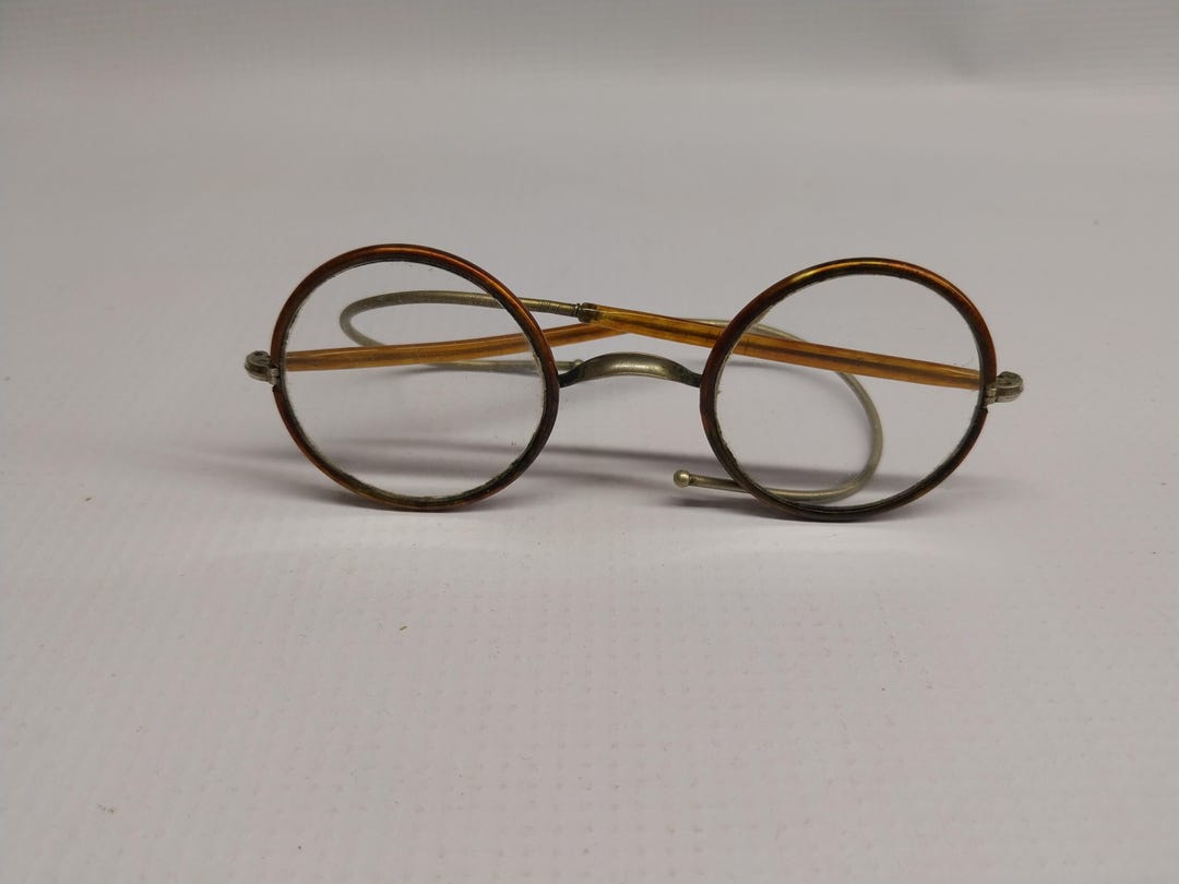 Antique Eyeglasses Tortoise Shell Windsor Style Antique Spectacles ...