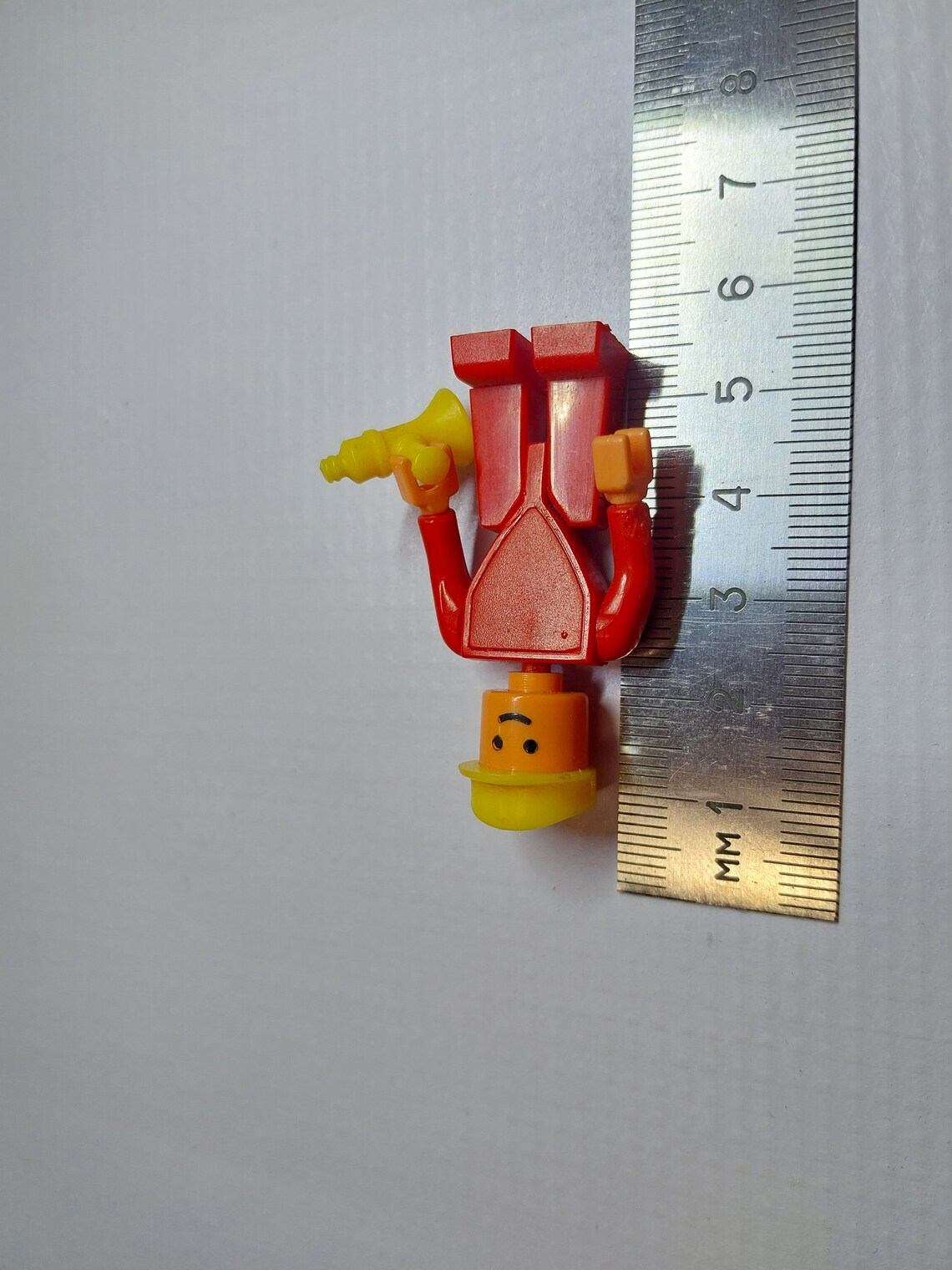 1983 Vintage Kinder Toy Minifigure - Fireman With Megaphone - Etsy