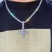Upside Down Cross Necklace Opium Hip Hop Chain Inverted Cross Hip Hop ...