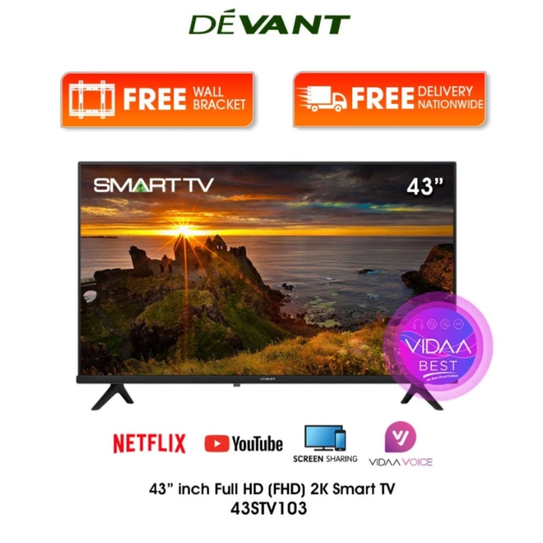 Devant 43STV103 43 Inch 2K FHD Vidaa TV Smart TV Netflix - Etsy