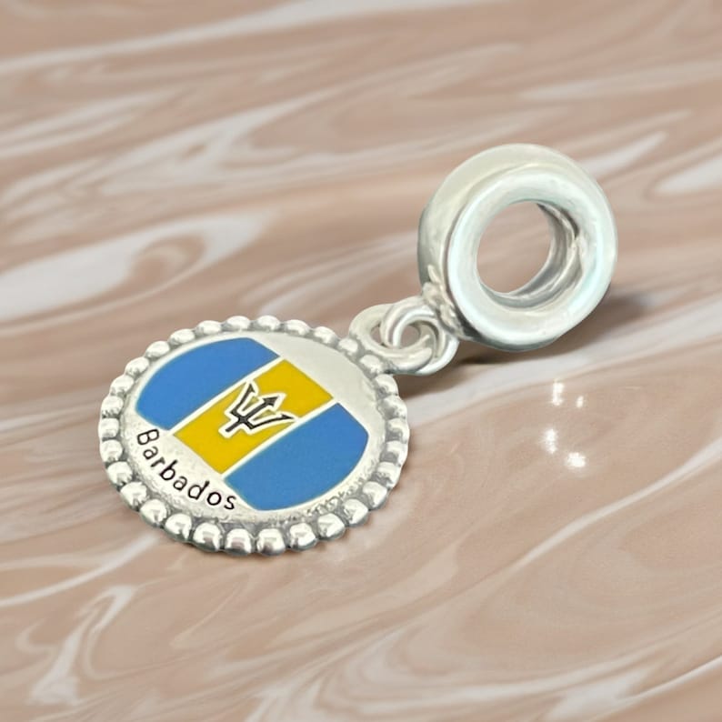 Pandora Barbados Flag Silver Charms for Women Charmdangle Charms,charms ...