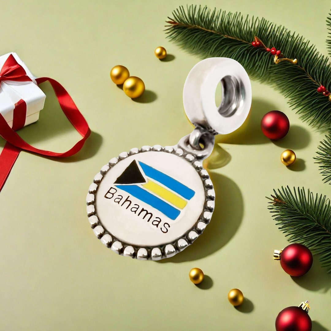 Pandora Bahamas Flag Exclusive Charm,dangle Charms,charms for Bracelets ...