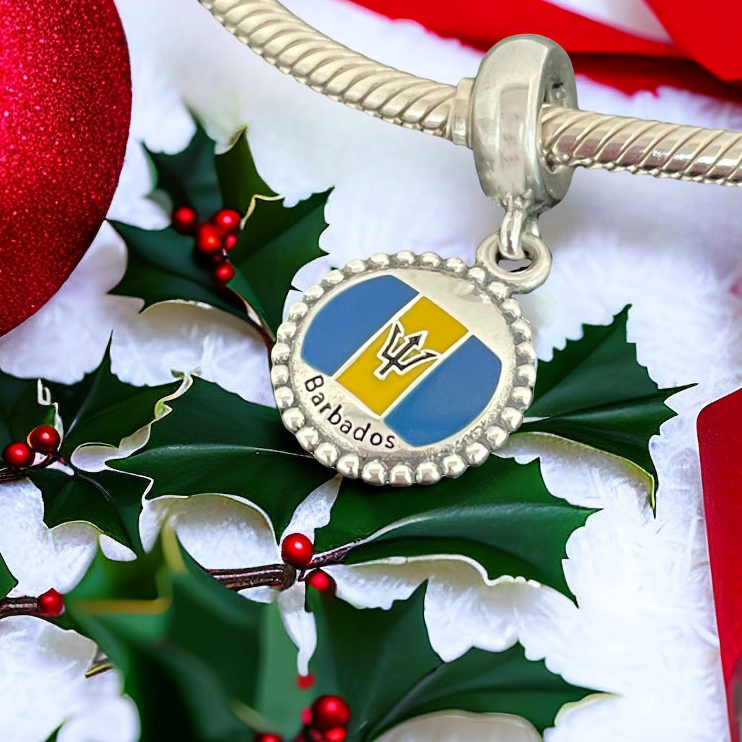 Pandora Barbados Flag Silver Charms for Women Charmdangle Charms,charms ...