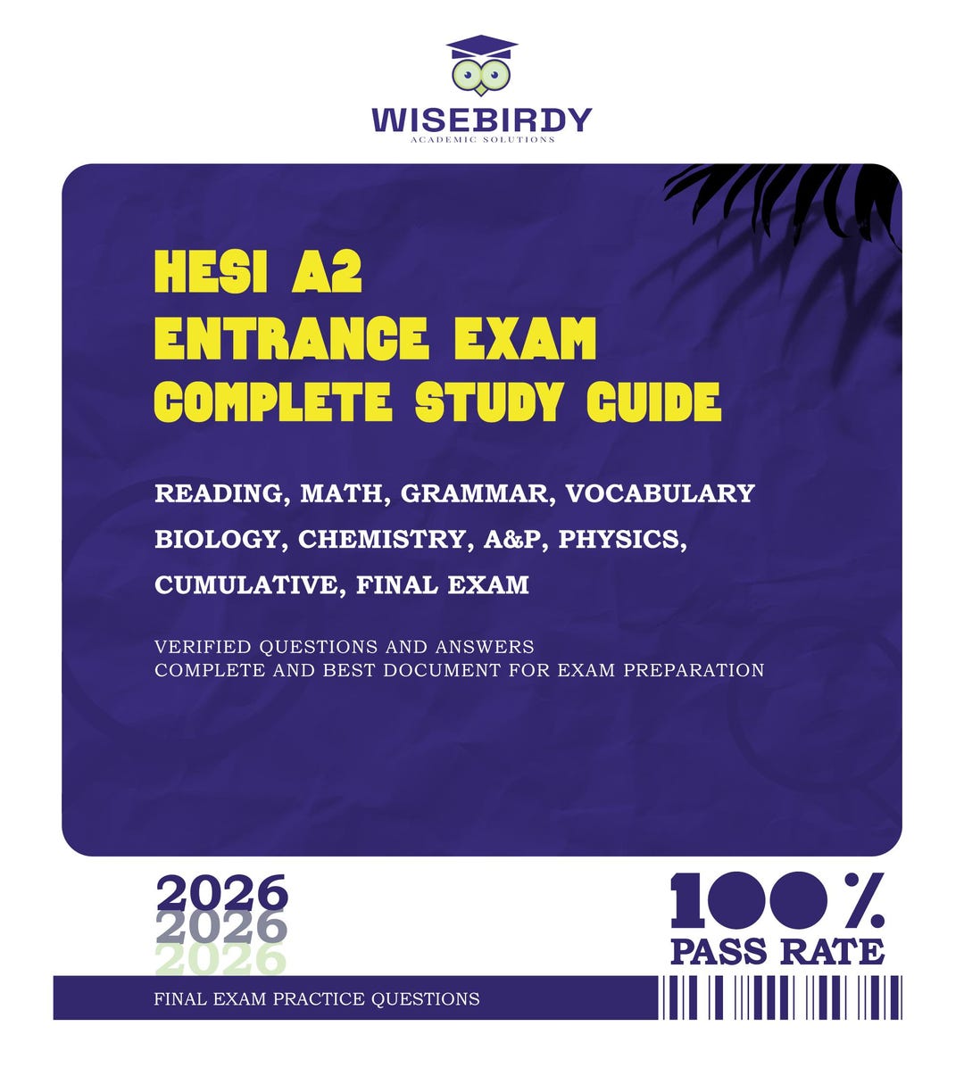 HESI A2 Nursing Exam Study Guide: 2025 - 2026 Edition - Etsy