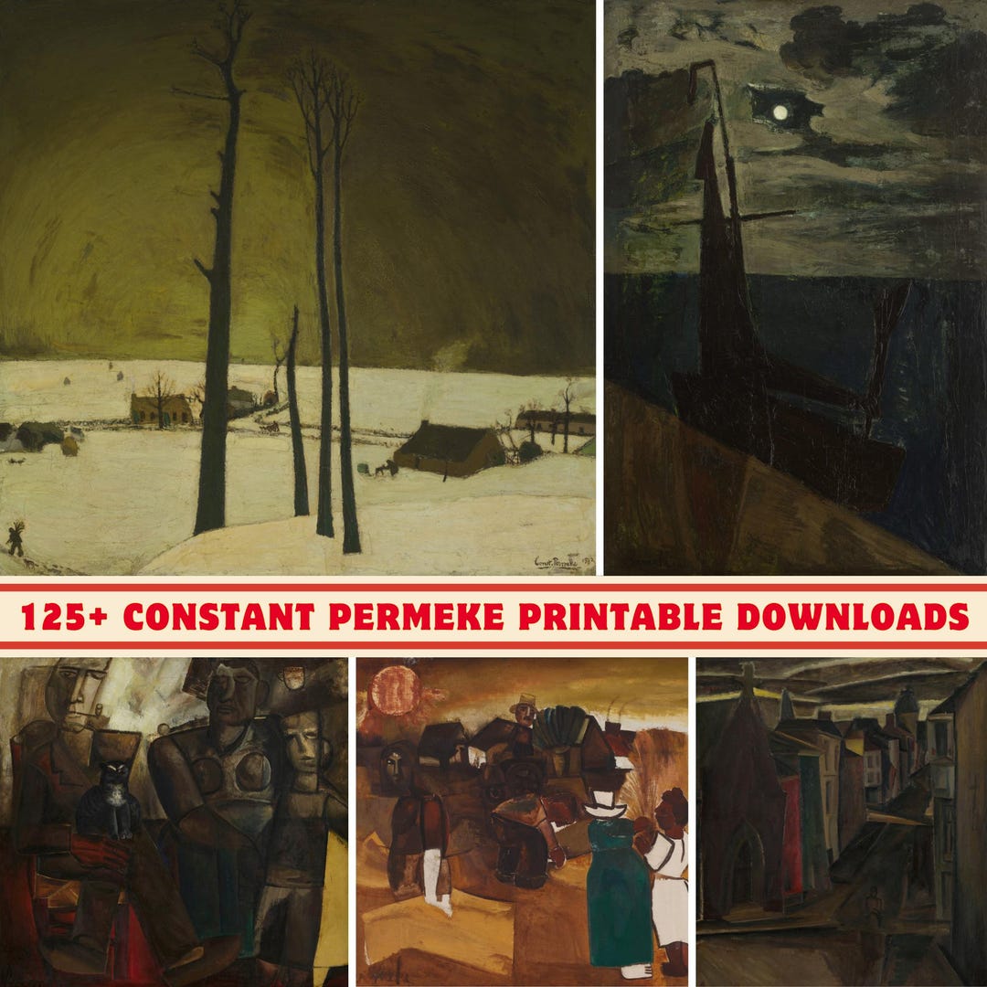 125+ High-res Constant Permeke Art Collection | 300 DPI Printable ...